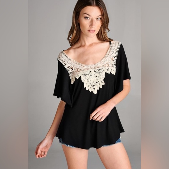 blissfully beautiful boutique | Tops | New Womens Lace Blouse Sizes ...